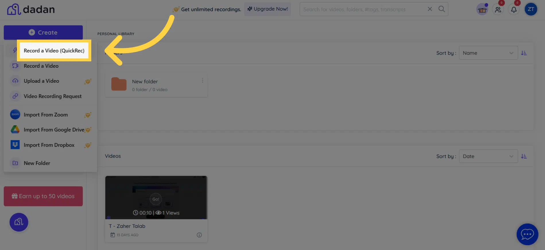 How to Quick Record Video?