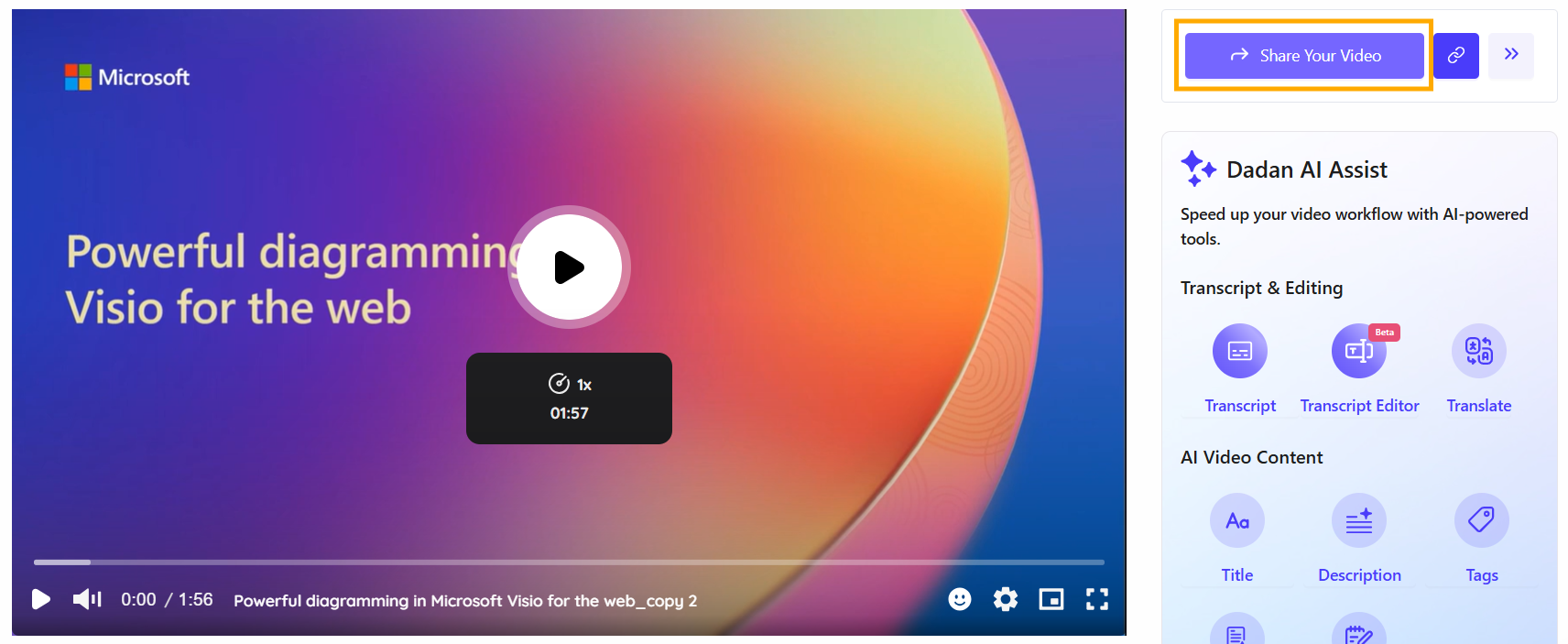 Publish your dadan videos directly on Slack - dadan knowledge base