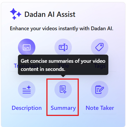 dadan video AI Summary - dadan knowledge base