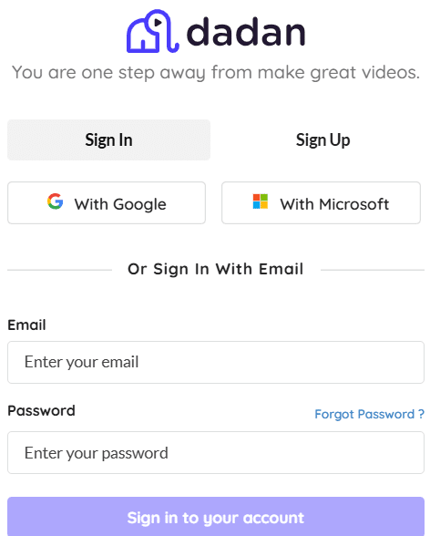 dadan browser extension: how to use dadan for video recording - dadan ...