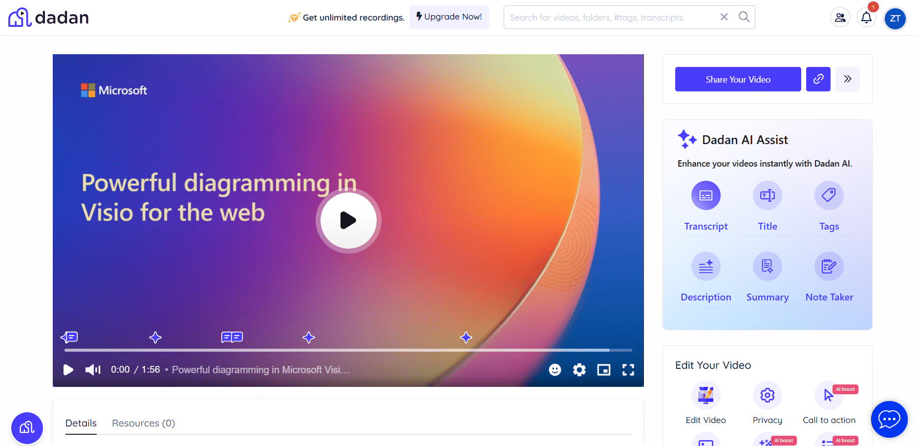 dadan video rating feedback - dadan knowledge base